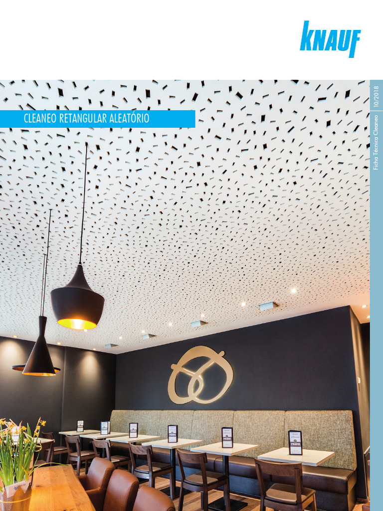 Ficha Técnica - Knauf Cleaneo Retangular Aleatório | PDF