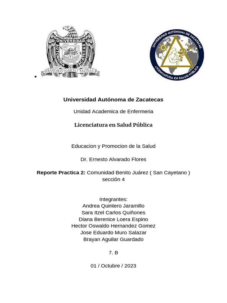 Reporte de Practica 2 | PDF