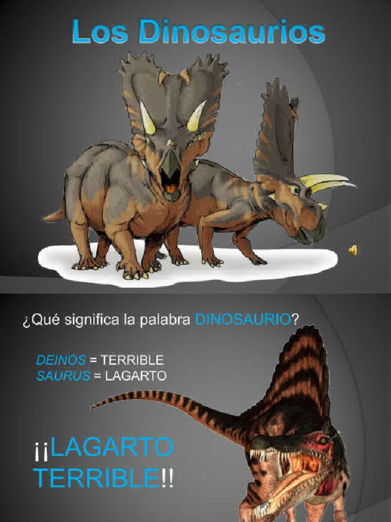 dinosaurios | PDF