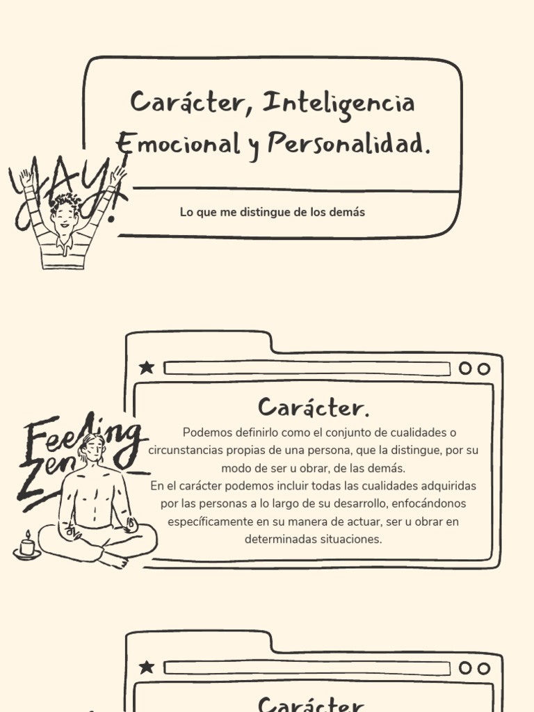 Carácter, Inteligencia Emocional y Personalidad. | PDF