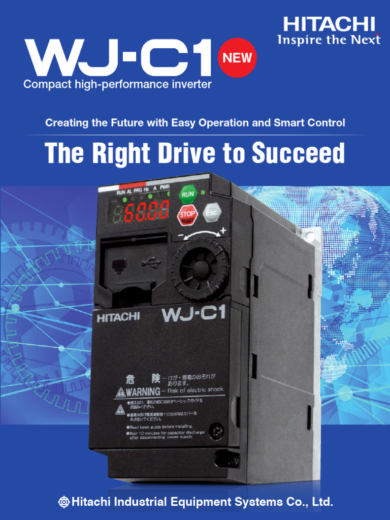 Brochure Hitachi VFD WJC1 Sm-E274 | PDF