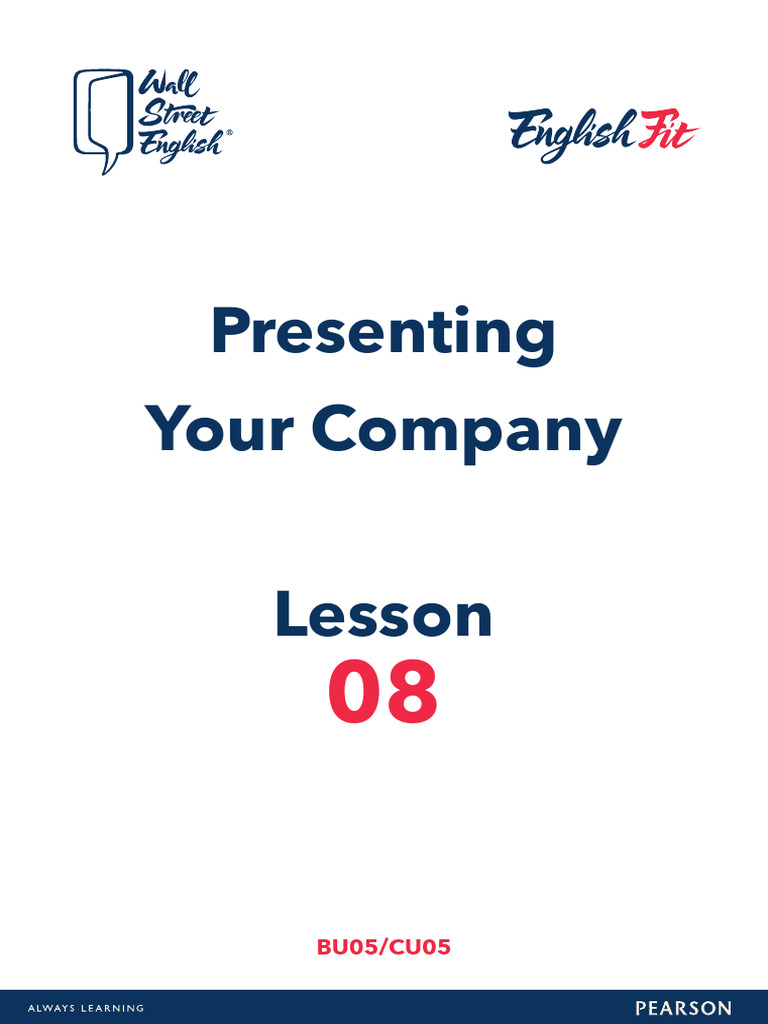 L008 - BU05 - CU05 - Presenting Your Company - V2 | PDF
