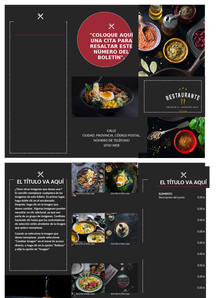 Cartas Restaurant | PDF