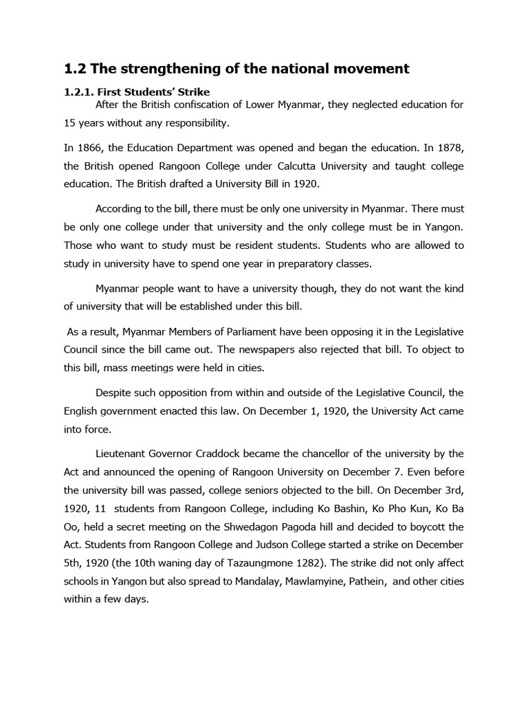 2.first Students' Strike 1.2 | PDF
