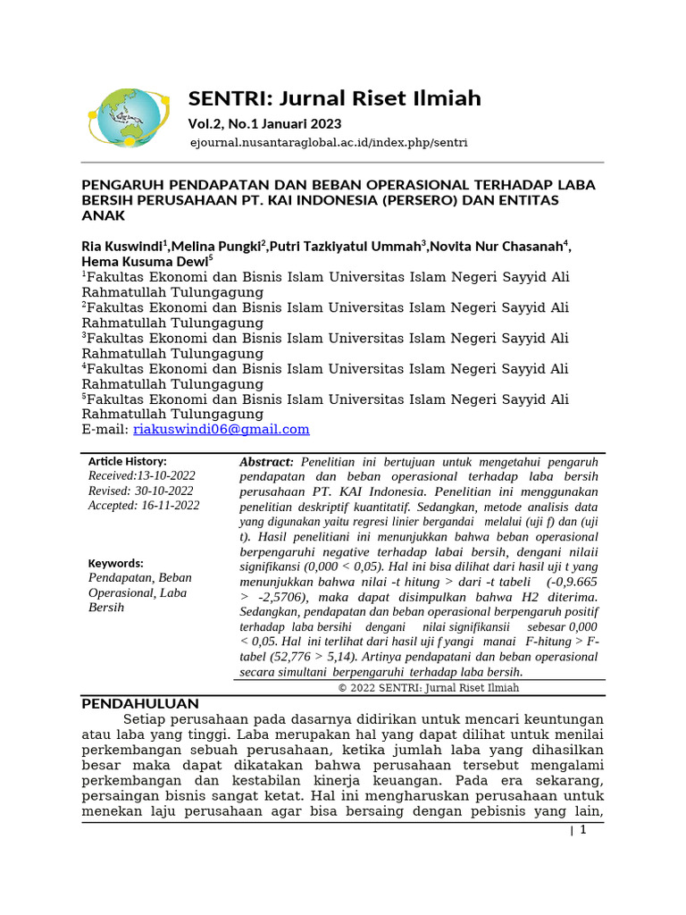 9.+Jurnal+Ilmiah UIN+SATU | PDF