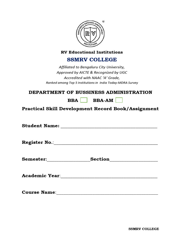 Assignment Format | PDF