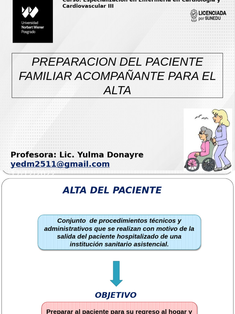 Alta Del Paciente | PDF