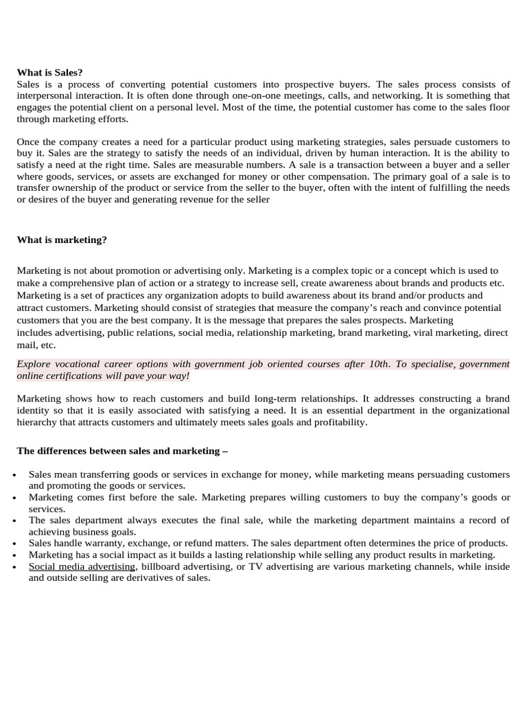 Digital Marketing - Unit 1 Notes | PDF