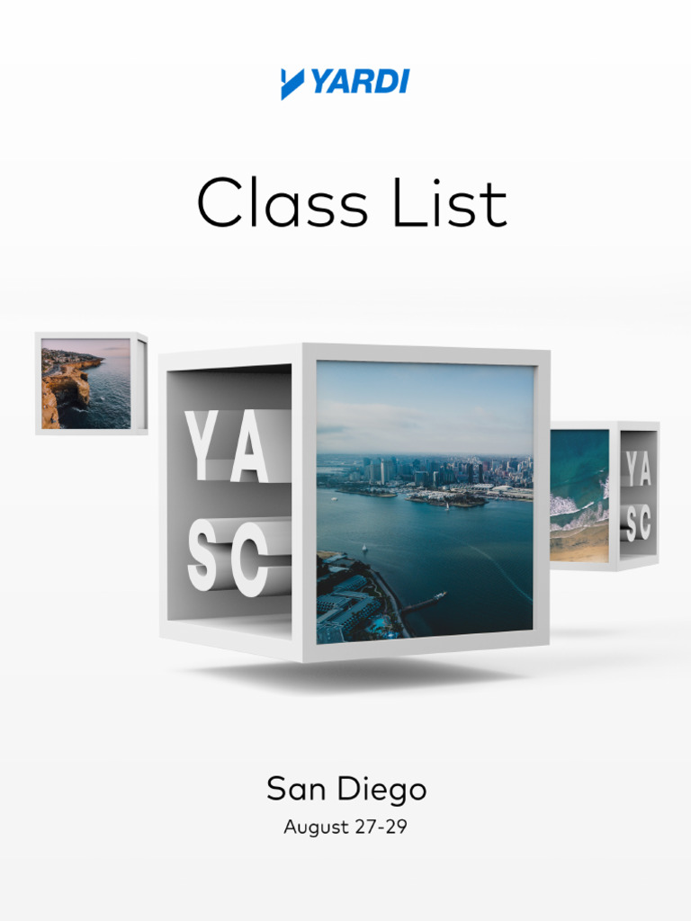 Yasc Class List | PDF