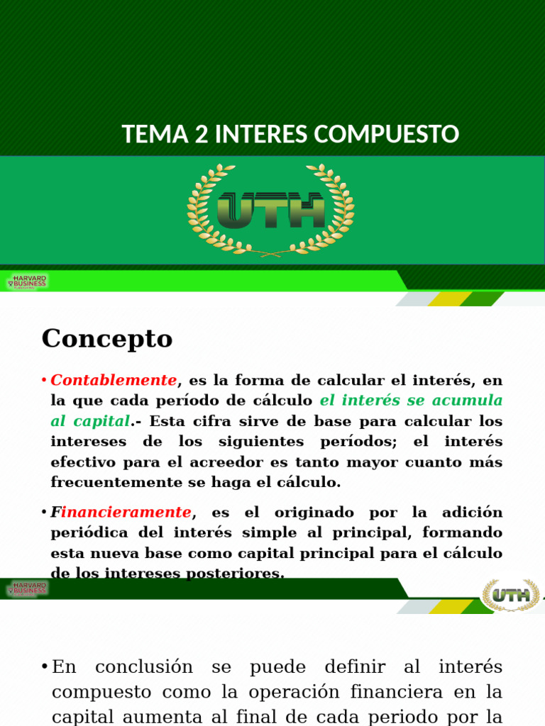 Tema 2 Interes Compuesto | PDF