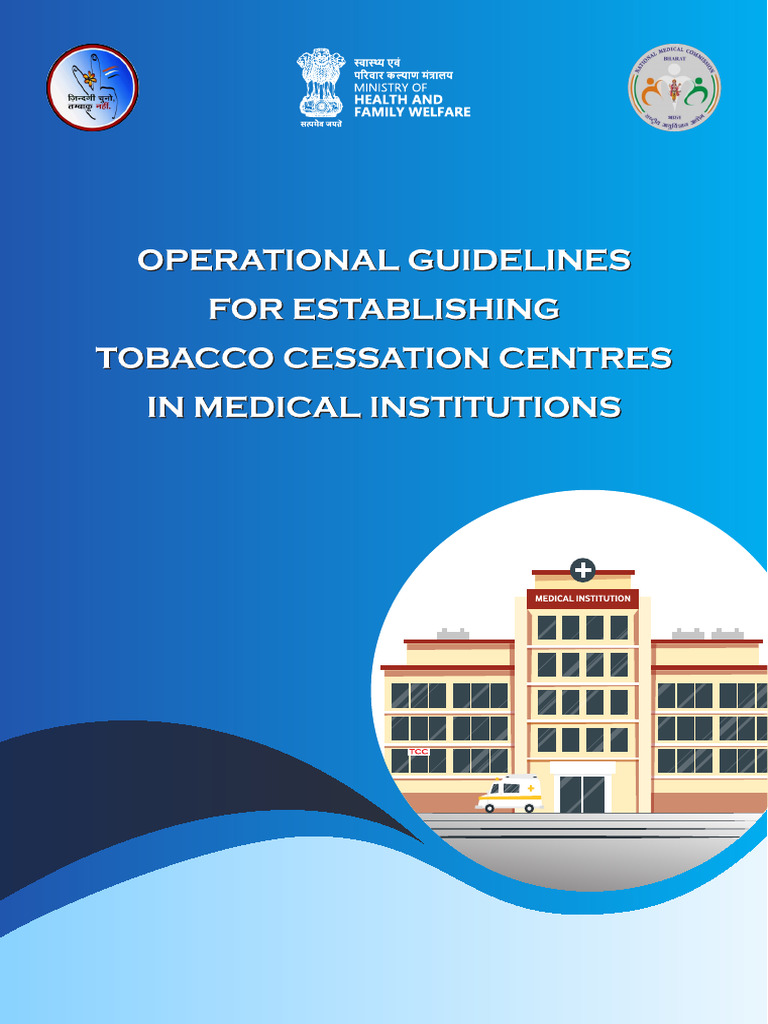 Operational Guidelines For Establishing Tobacco Cessation Centres in Medical Institutions | PDF
