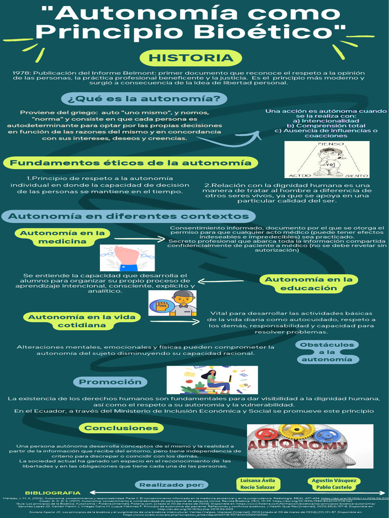 Infografia Principio de Autonomia | PDF
