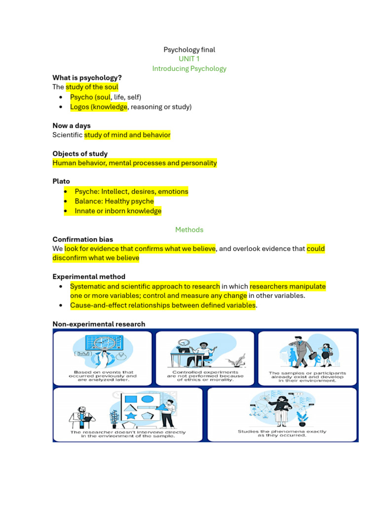 Psychology Final | PDF