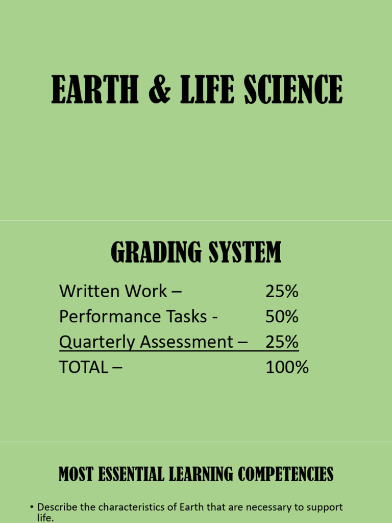 Quarter 1 Week 1 ELS Lecture | PDF