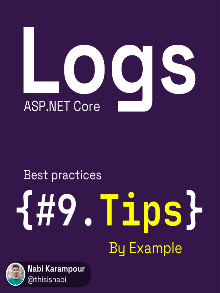 9 Logging Tips in ASP - Net Core | PDF
