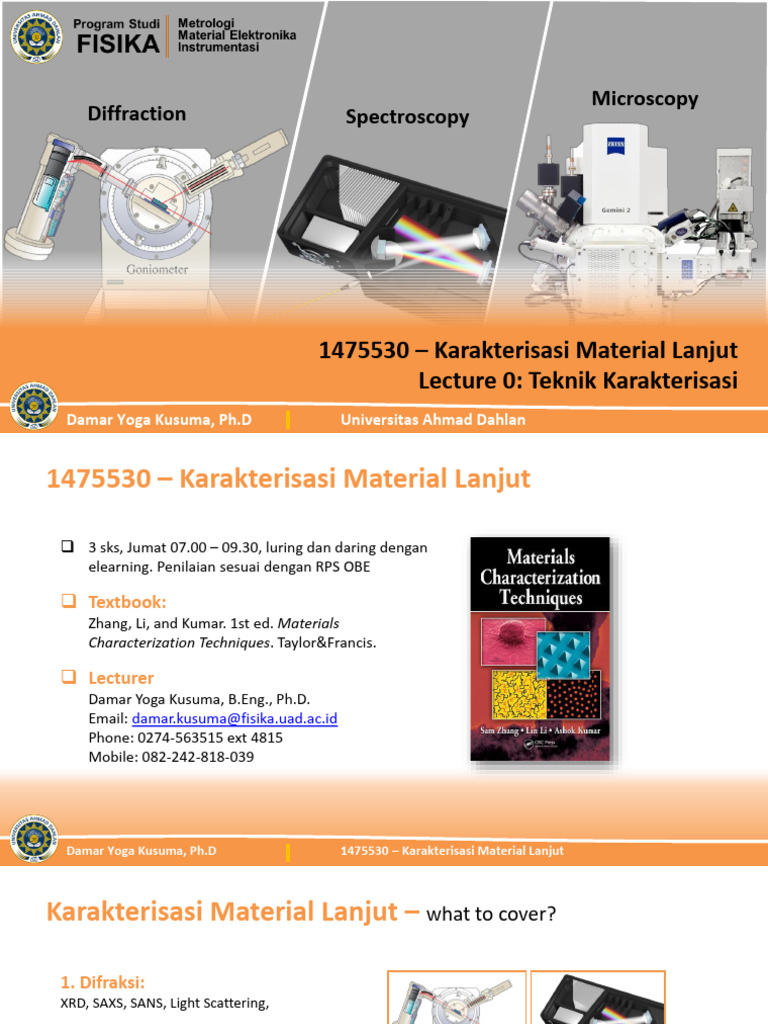Lecture 1a - KMLanjut | PDF