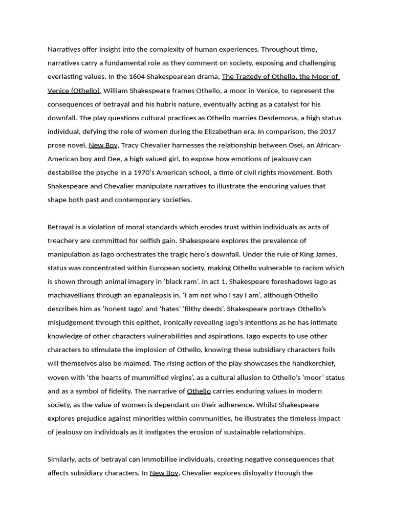Narratives That Shape Our World Essay | PDF