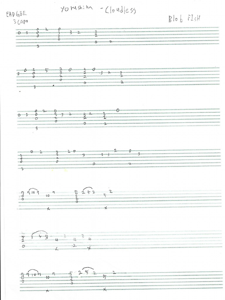 Yorushika Cloudless | PDF