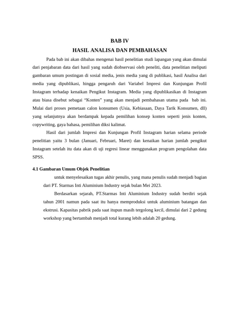 Bab 4 Setelah Revisi | PDF