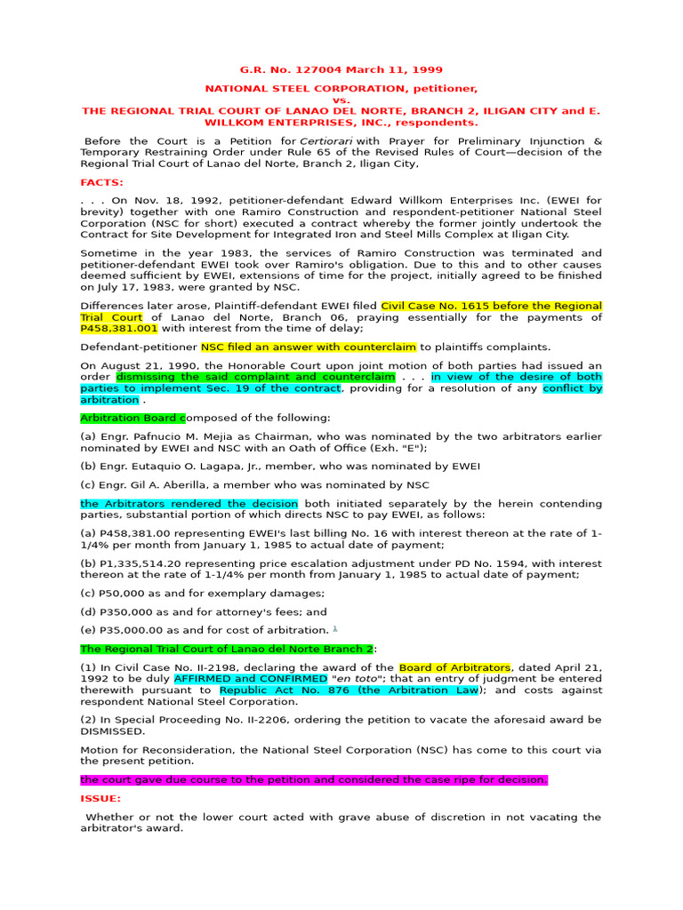 Case Digest ADR | PDF