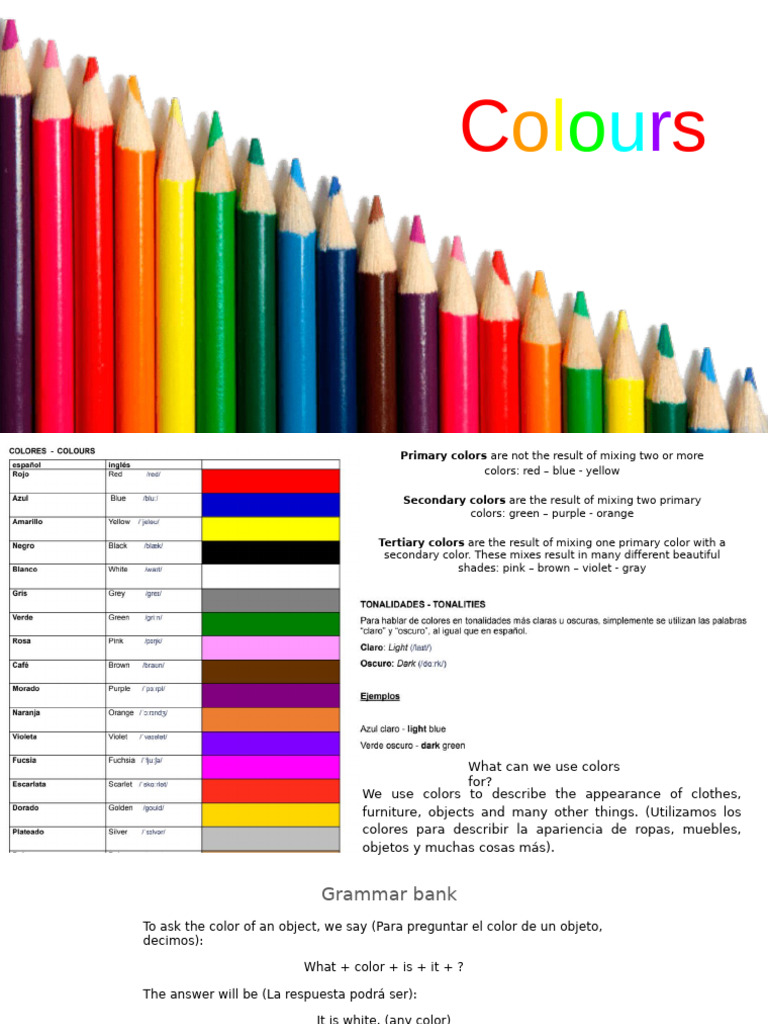 Colours | PDF