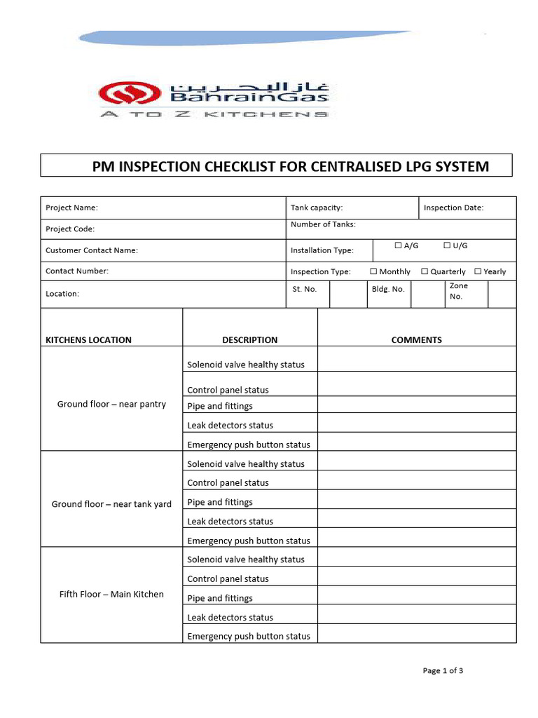 Checklist for Hilton Hotel | PDF