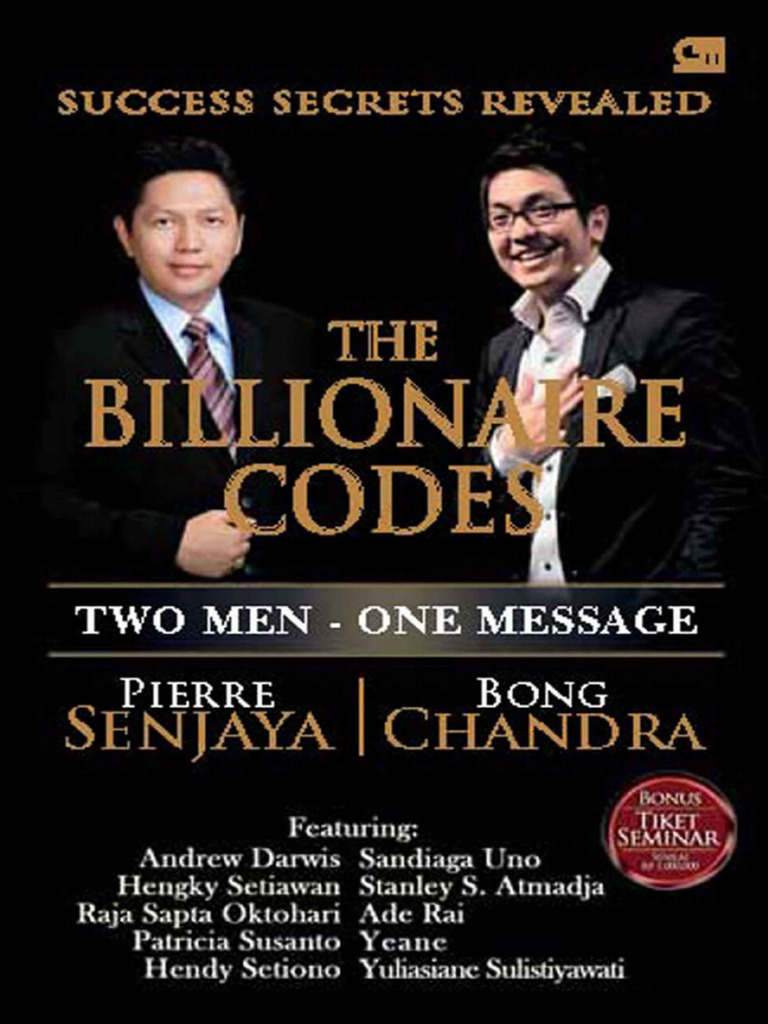 Bong Chandra, Pierre Senjaya - The Billionaire Codes | PDF