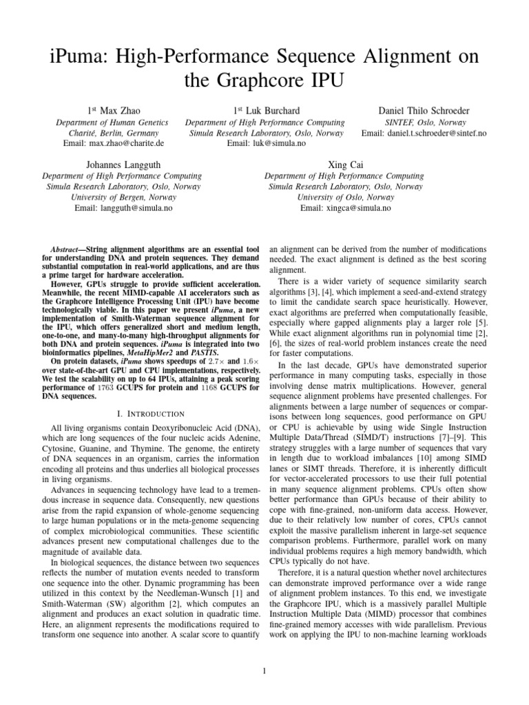 iPuma_High-Performance_Sequence_Alignment_on_the_Graphcore_IPU | PDF