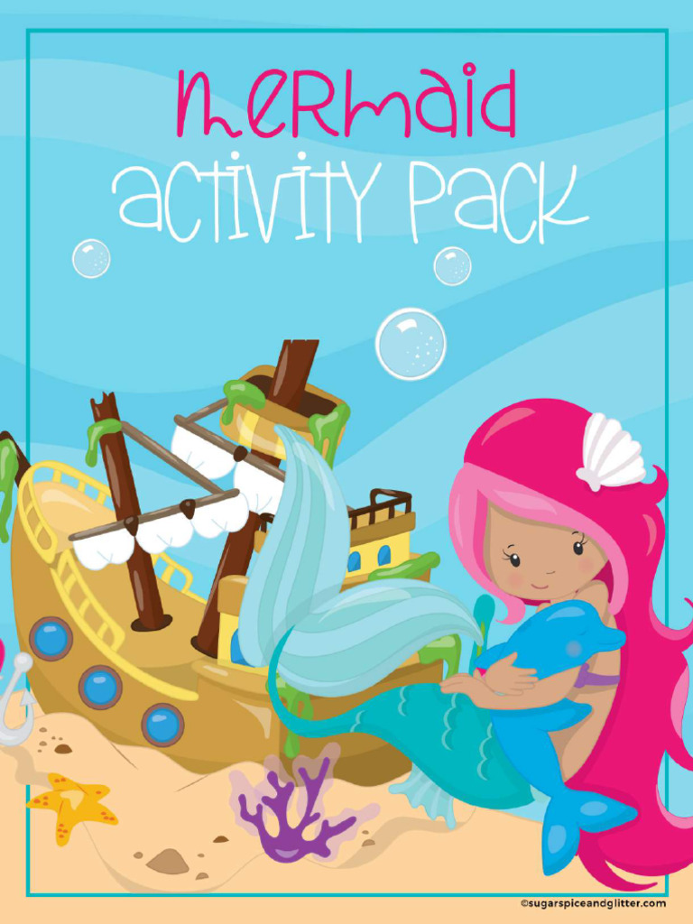 Mermaid Activity Pack Author SugarSpiceandglitter | PDF