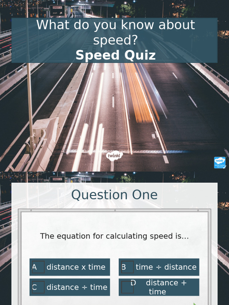 Speed Quiz | PDF
