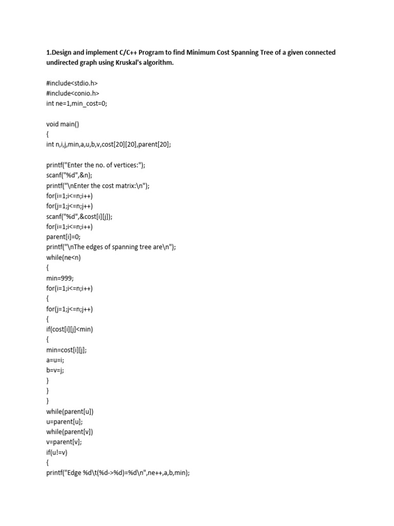 ADA LAB MANUAL 2022 Scheme | PDF | Computational Complexity Theory | Graph Theory