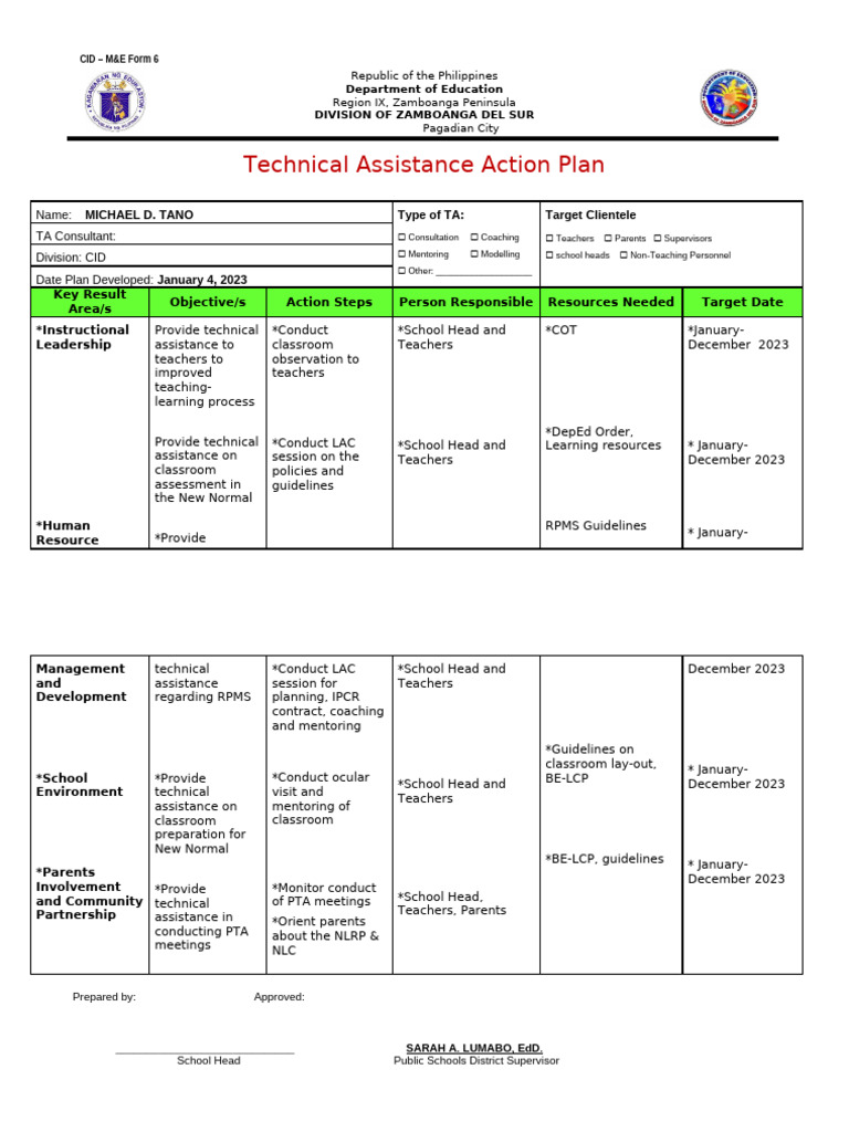 Cid Me Forms 6 | PDF