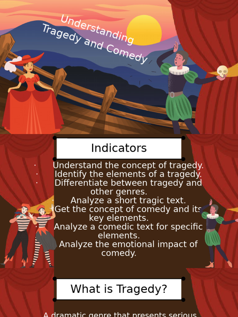 Colorful Illustrative Types of Theatre Productions Presentation | PDF