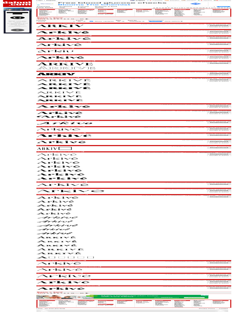 Basic Serif Fonts | PDF | Typefaces | Serif