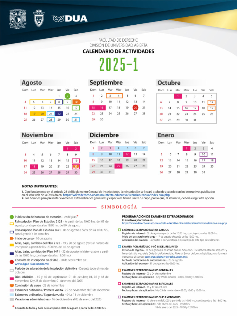 Calendar I Odu A 20251 | PDF