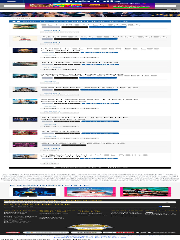 CineHoyts Antofagasta Plaza | PDF