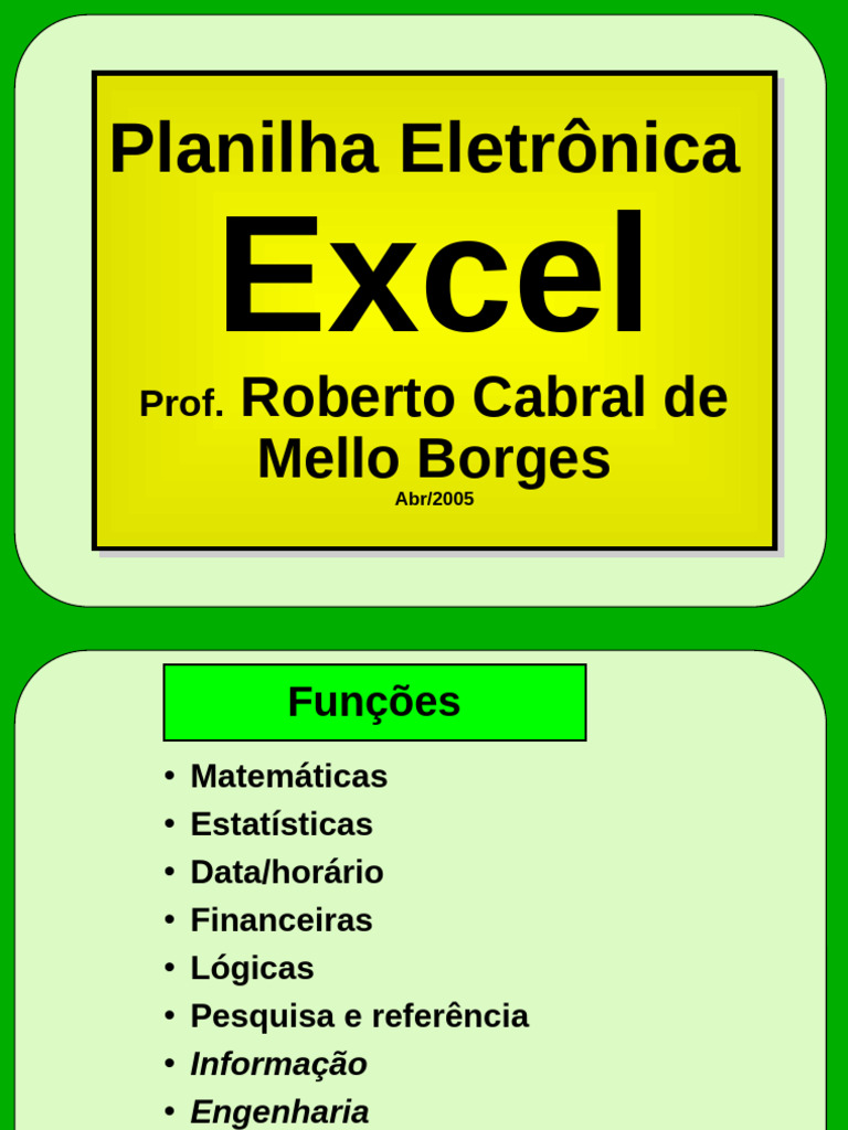 Excel Func Abr 2005 | PDF