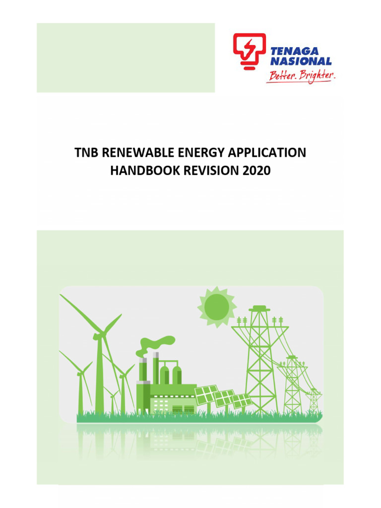 TNB Renewable Energy Application Handbook Revision 2020 | PDF