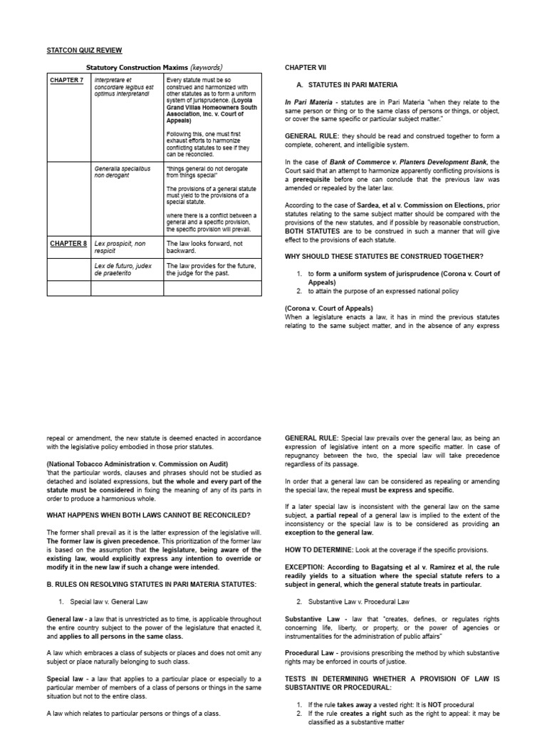 Statcon Review | PDF
