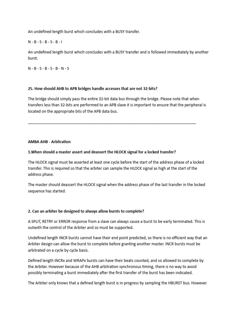 AHB Interview Questions 7 8 | PDF | Computer Science | Computing