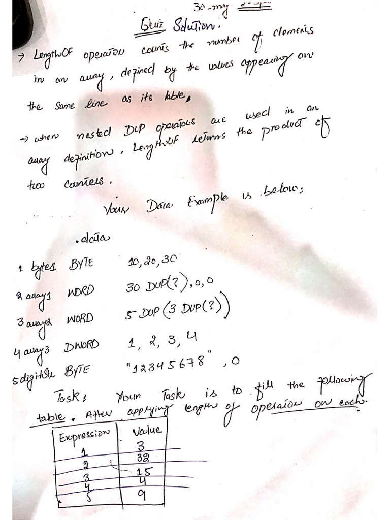 Quiz 2 Solution | PDF