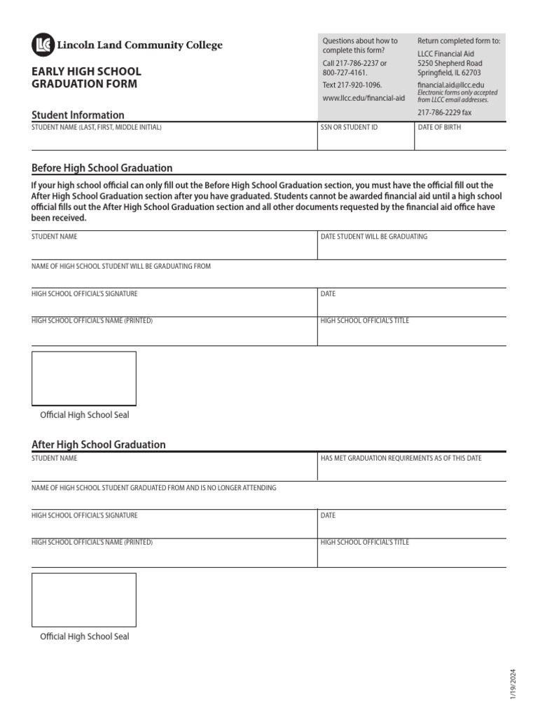 Early High School Graduation Form_rev1-17-2024_accessible | PDF