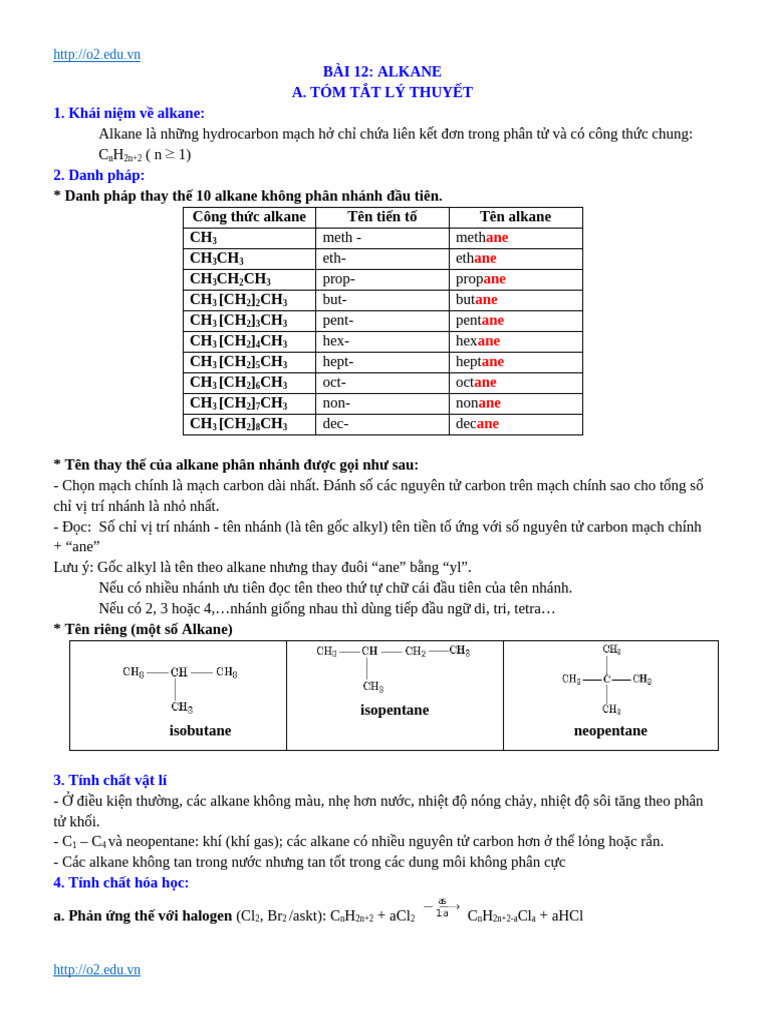 BAI 12 ALKANE Loi Phan - Ok | PDF