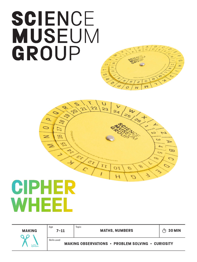 SMG Learning Activities Cipher Wheel | PDF