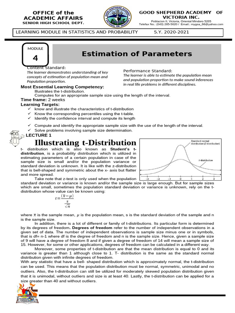 Stat Module 4 | PDF