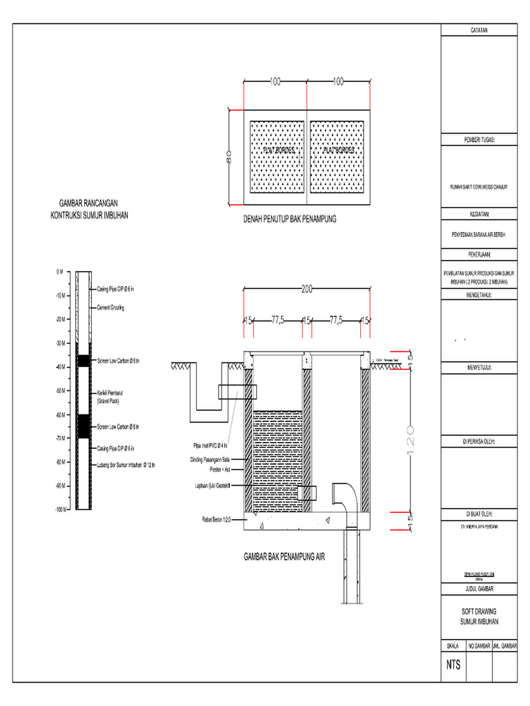 Soft Drawing Sumur Imbuhan 20240229 | PDF