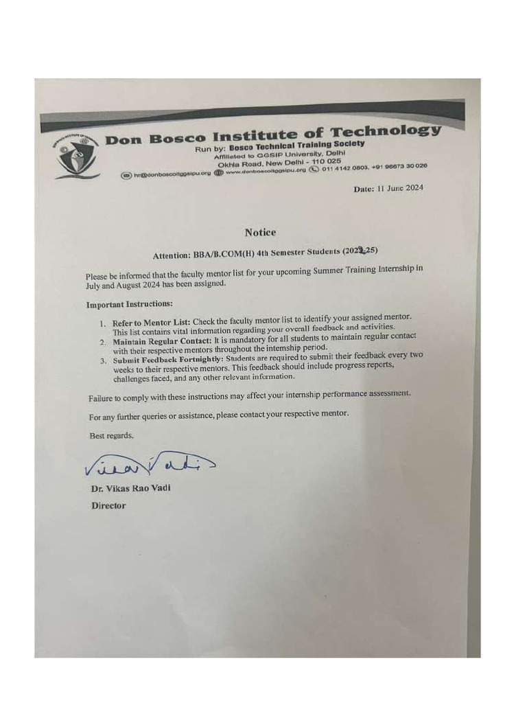 Summer Internship Document-BCOM(H) | PDF