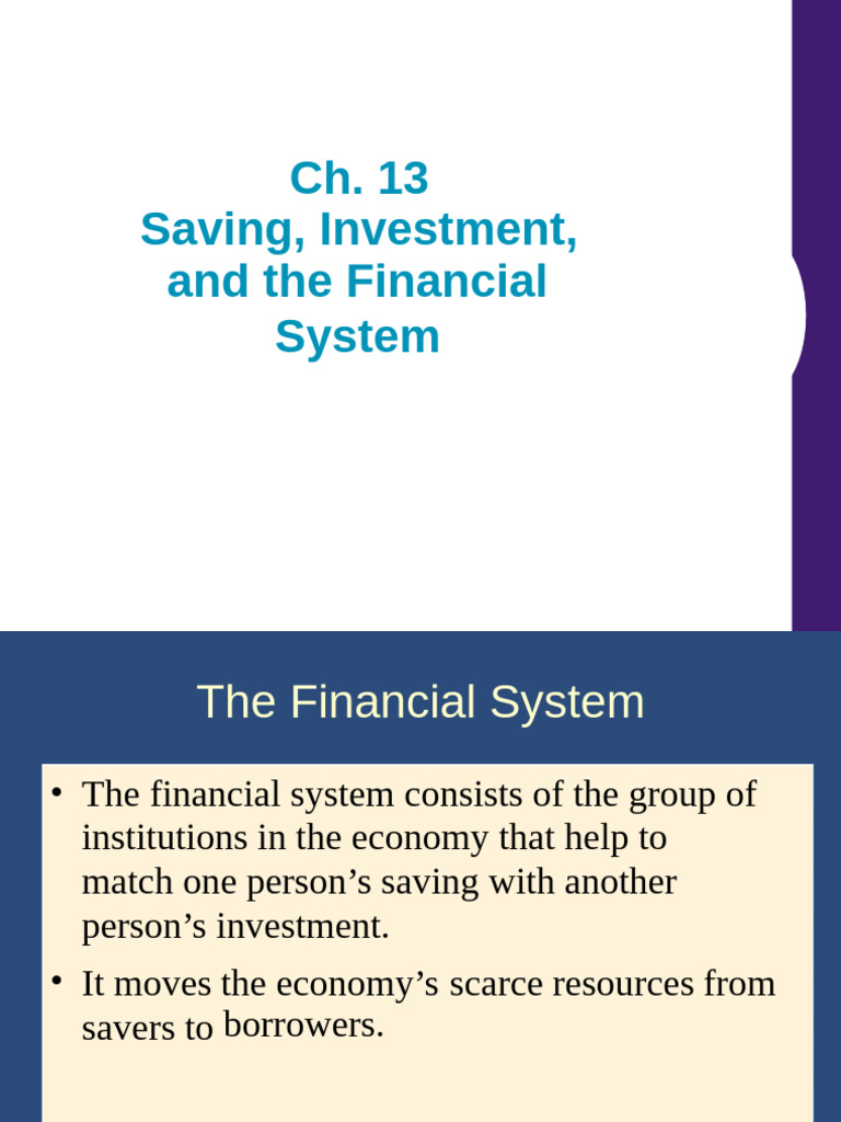 CH 13 Saving & Investment | PDF | Deficit Spending | Crowding Out (Economics)
