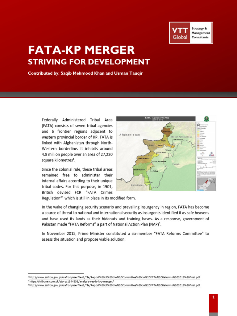 FATA KP Merger Striving For Development | PDF