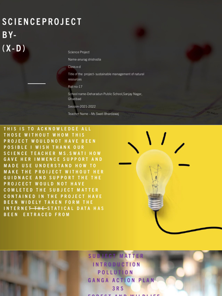 Science Project | PDF